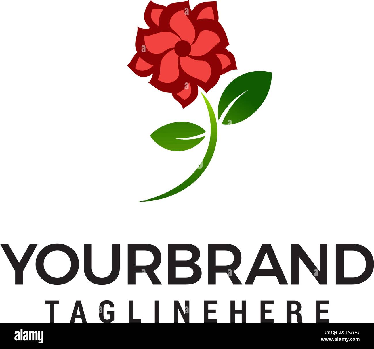Best Flower Logo High Resolution Stock Photography and Images - Alamy