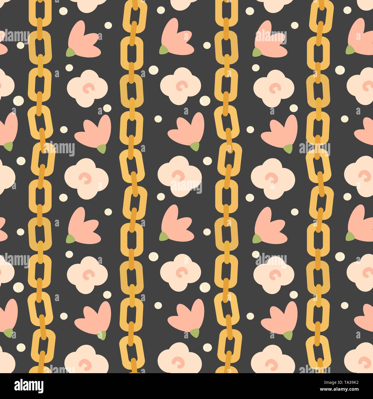 Vintage paper chains Stock Vector Images - Alamy
