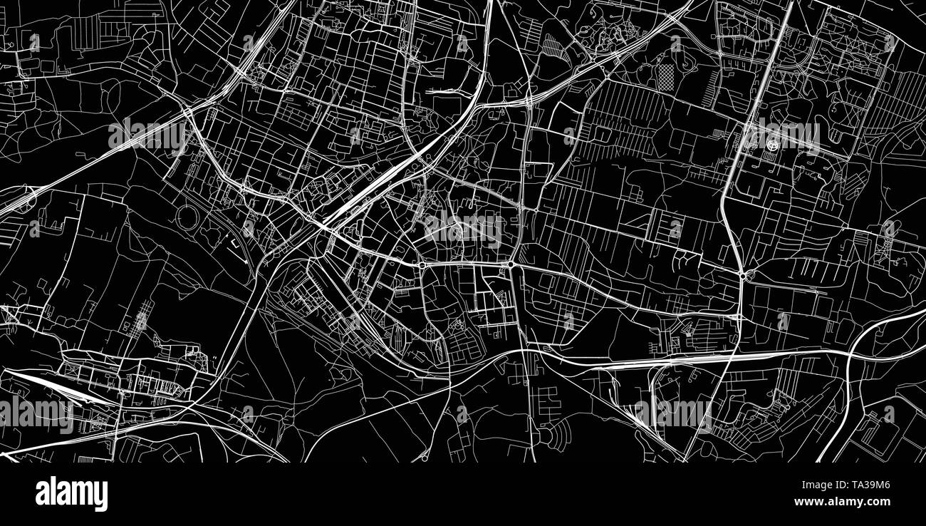 Sosnowiec map hi-res stock photography and images - Alamy