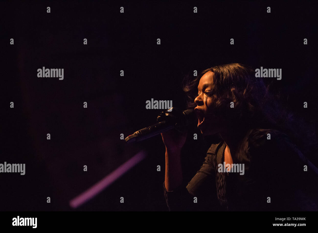 American rapper Azealia Banks performs at The Phoenix Concert Theatre ...