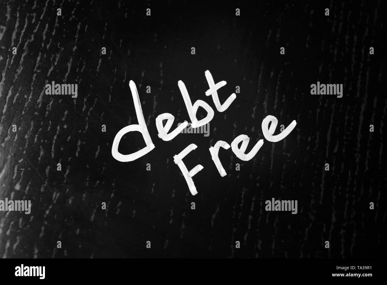 Debt free Black and White Stock Photos & Images - Alamy