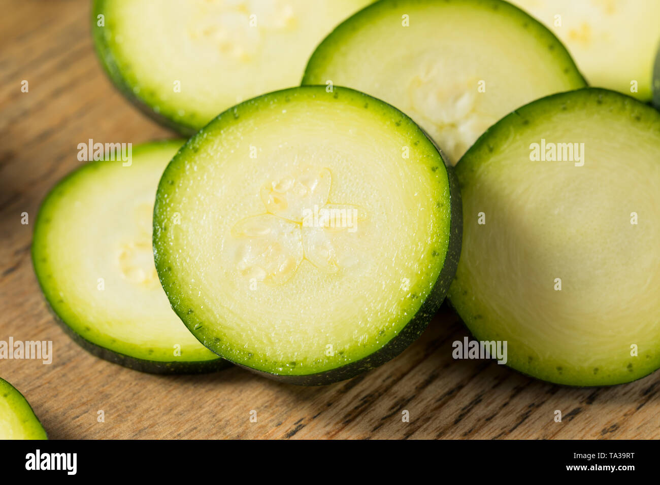 Raw Green Organic Zucchini Squash Ready to Cook Stock Photo - Alamy