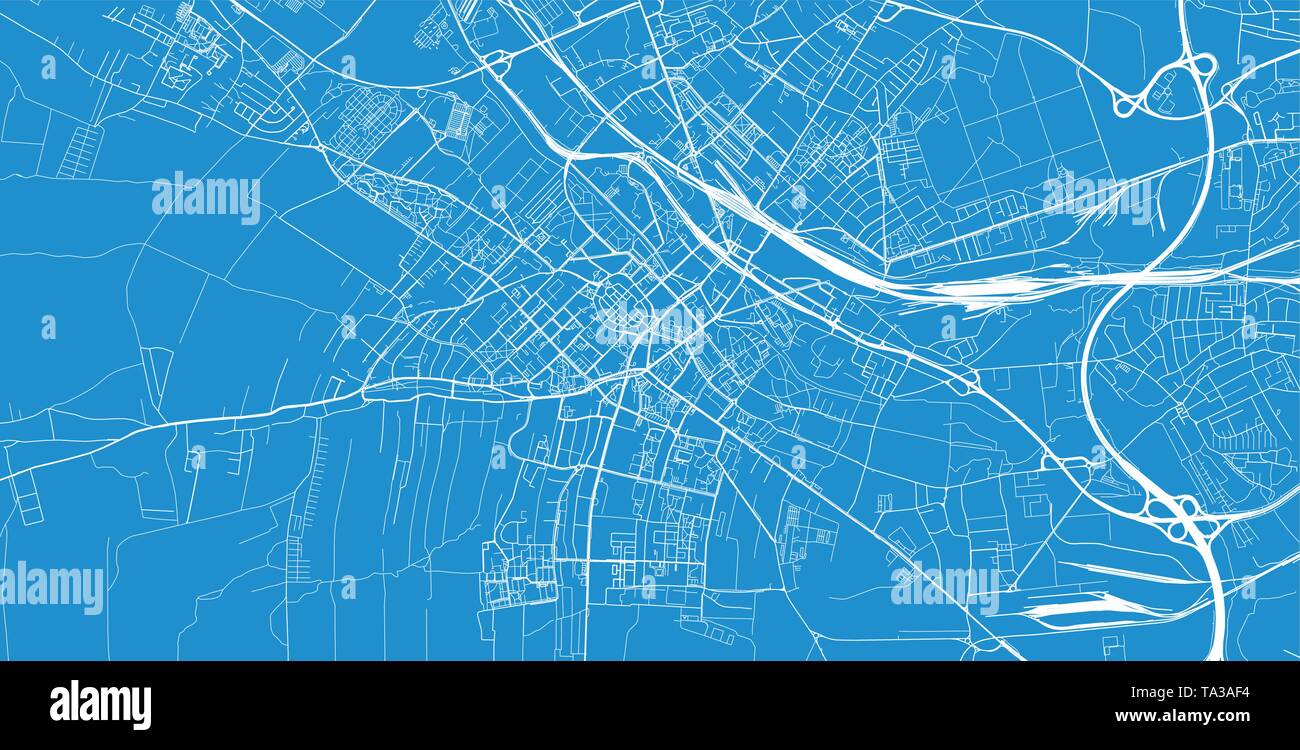 Urban vector city map of Gliwice, Poland Stock Vector Image & Art - Alamy