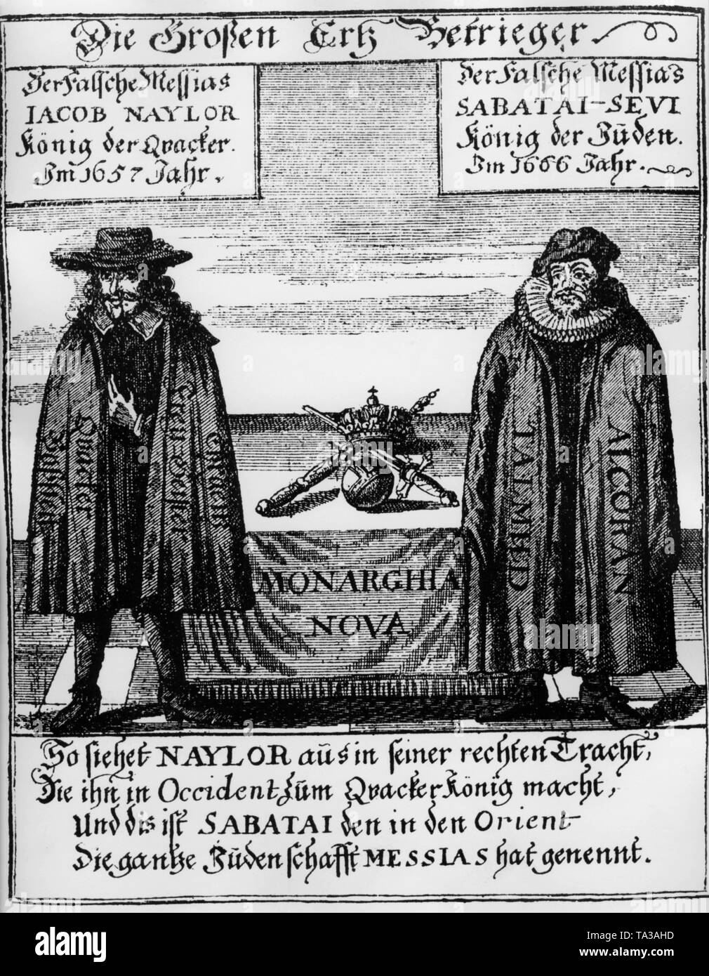 Drawing by Sabatai Sevi and Jacob Naylor. The two self-proclaimed ...