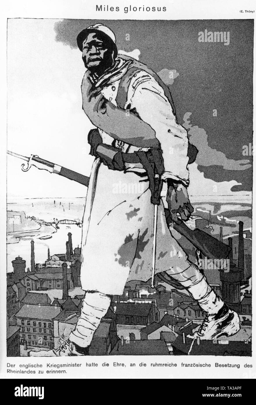 The Negro as a colonial soldier was a nightmare after the occupation of ...