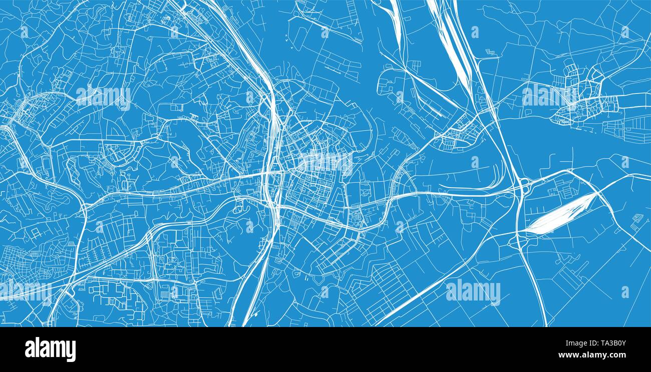 Map of gdansk poland hi-res stock photography and images - Alamy