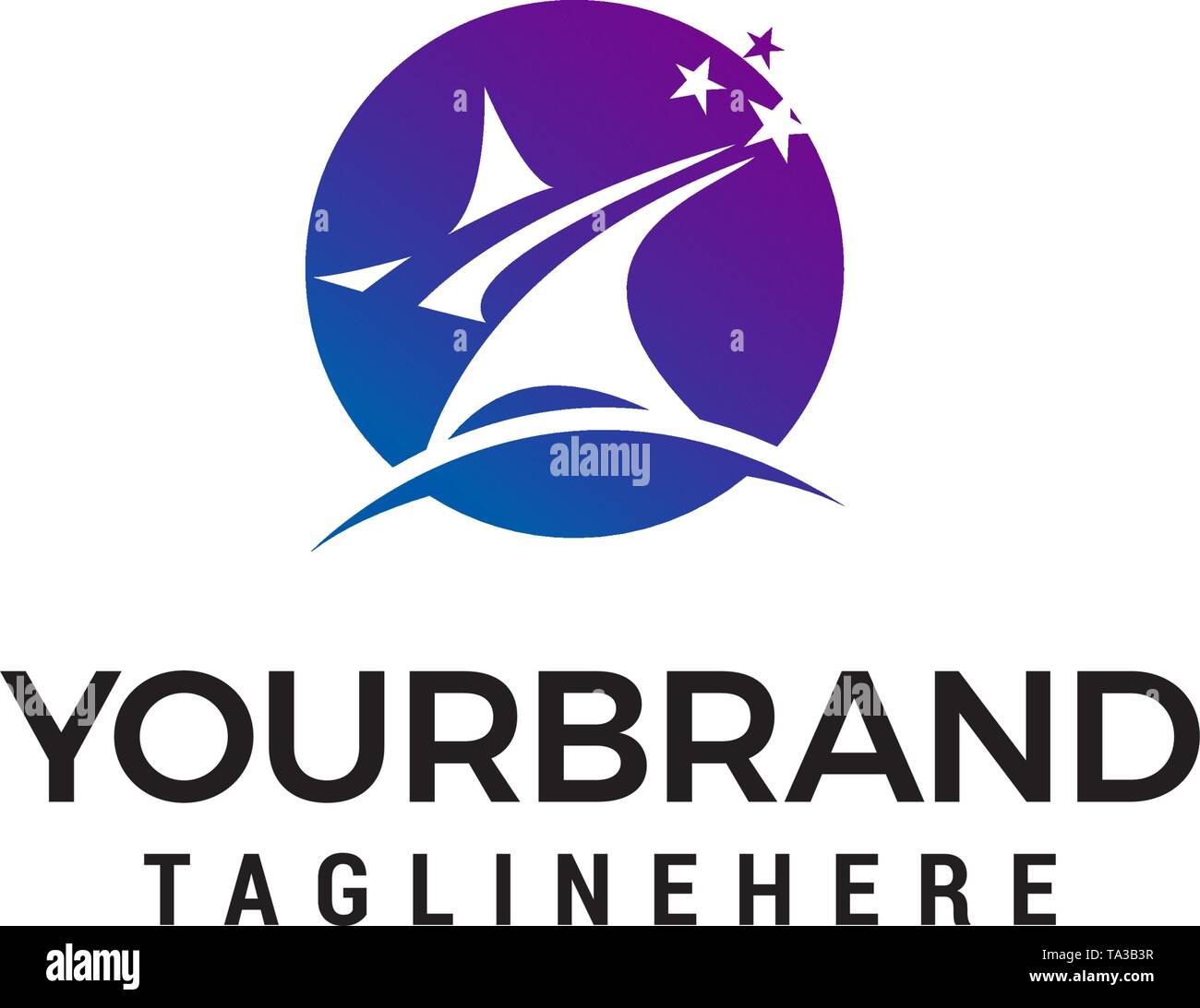 star abstract logo design concept template vector Stock Vector Image ...