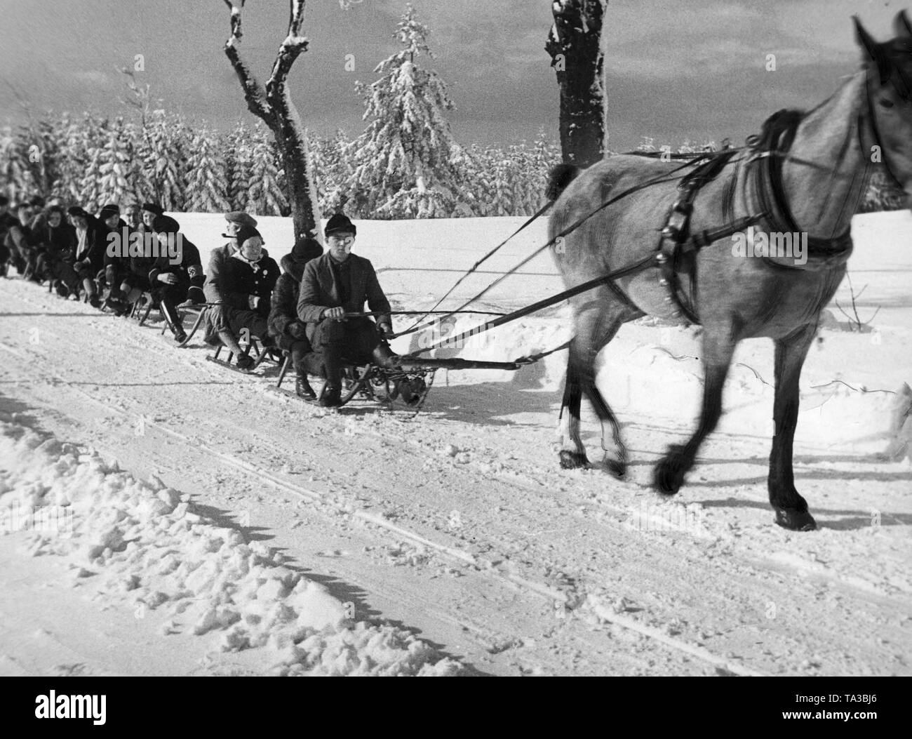 On a weekend trip of the Nazi organization "Kraft durch Freude ...