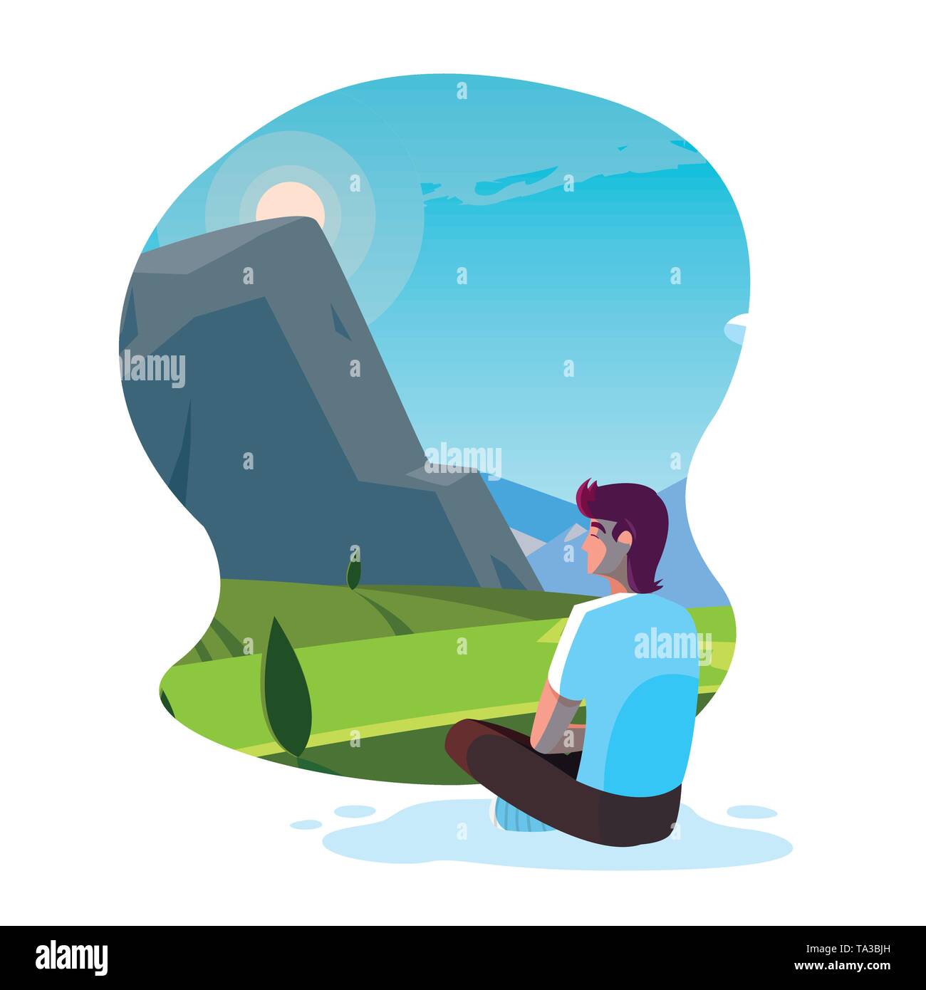 Observing environment Stock Vector Images - Alamy