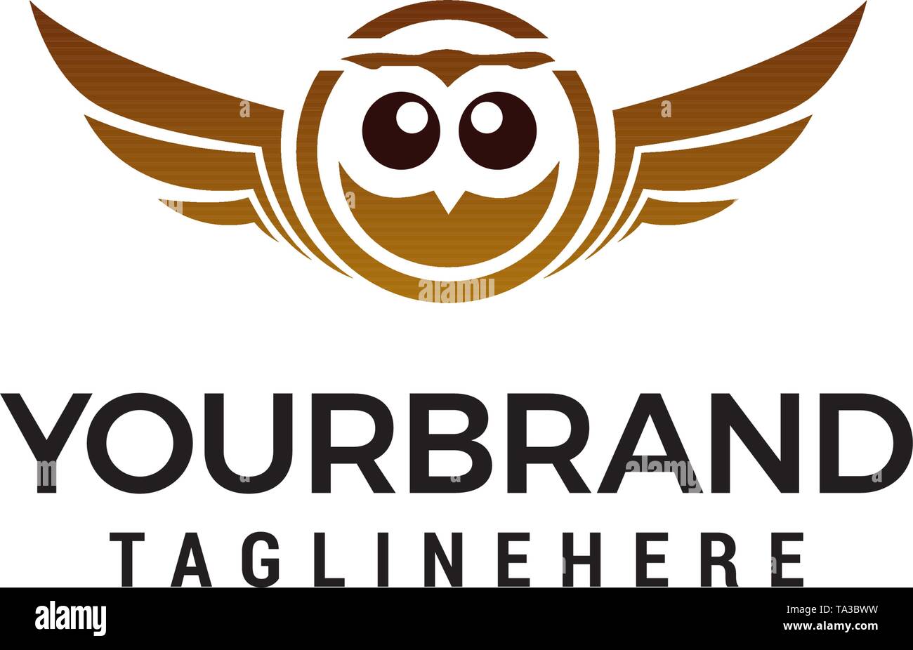 owl logo design concept template vector Stock Vector Image & Art - Alamy