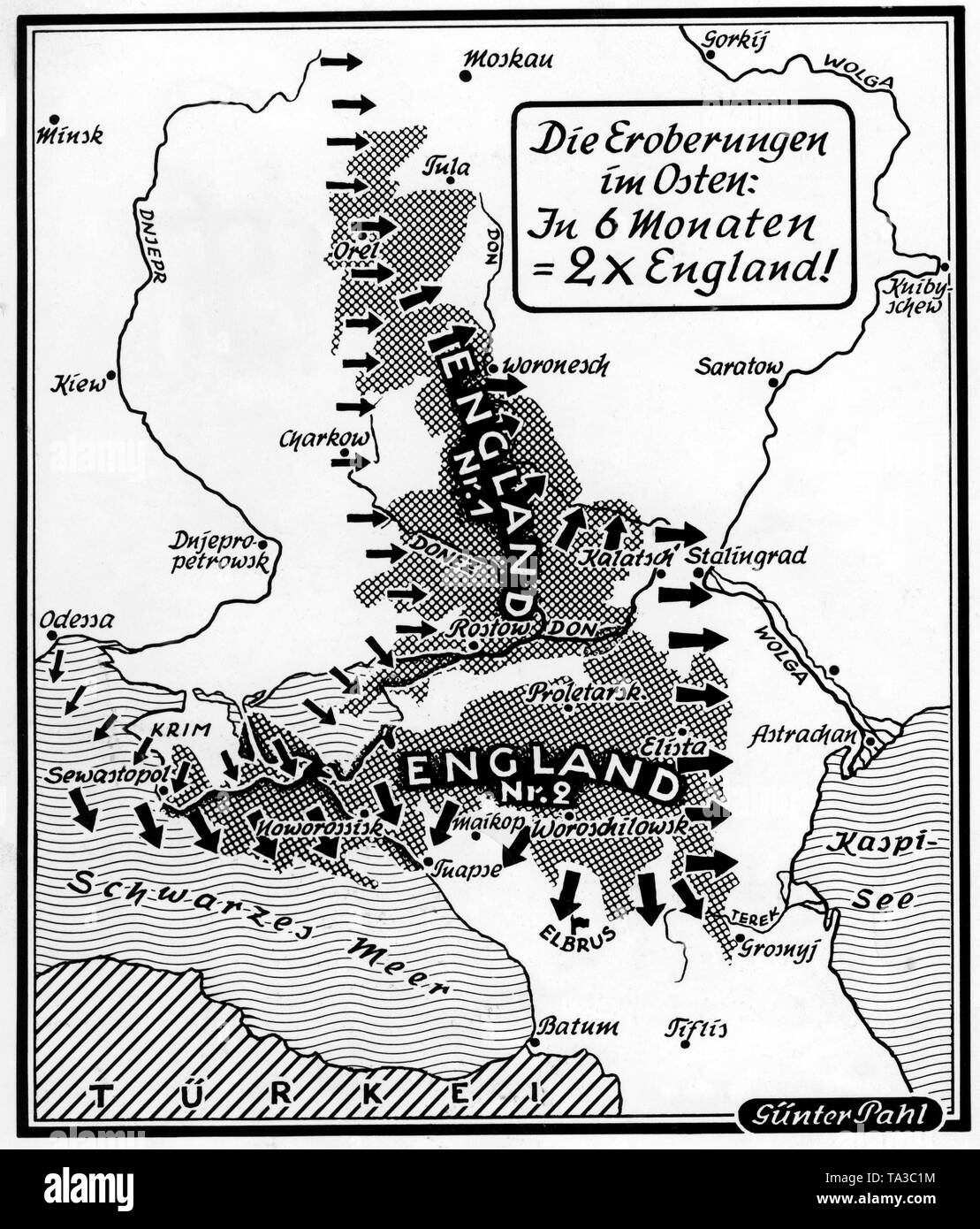 Third Reich Map 1942