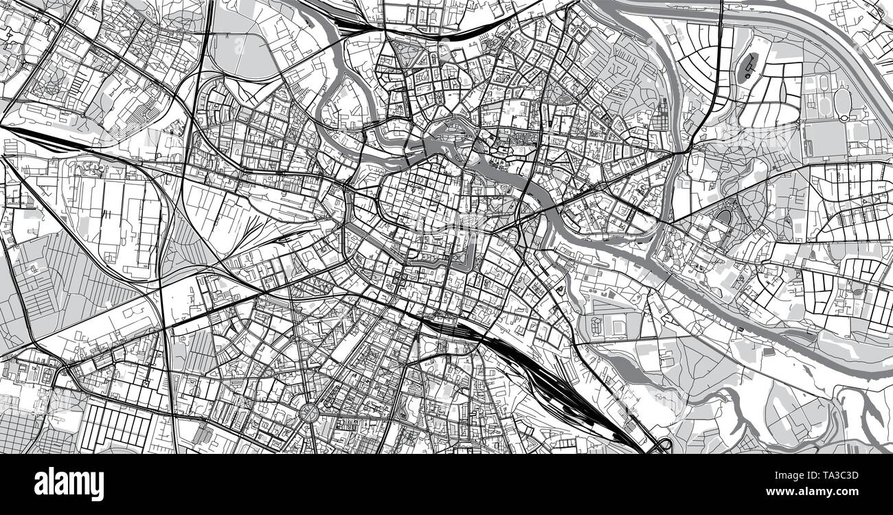 Wroclaw map Stock Vector Images - Alamy
