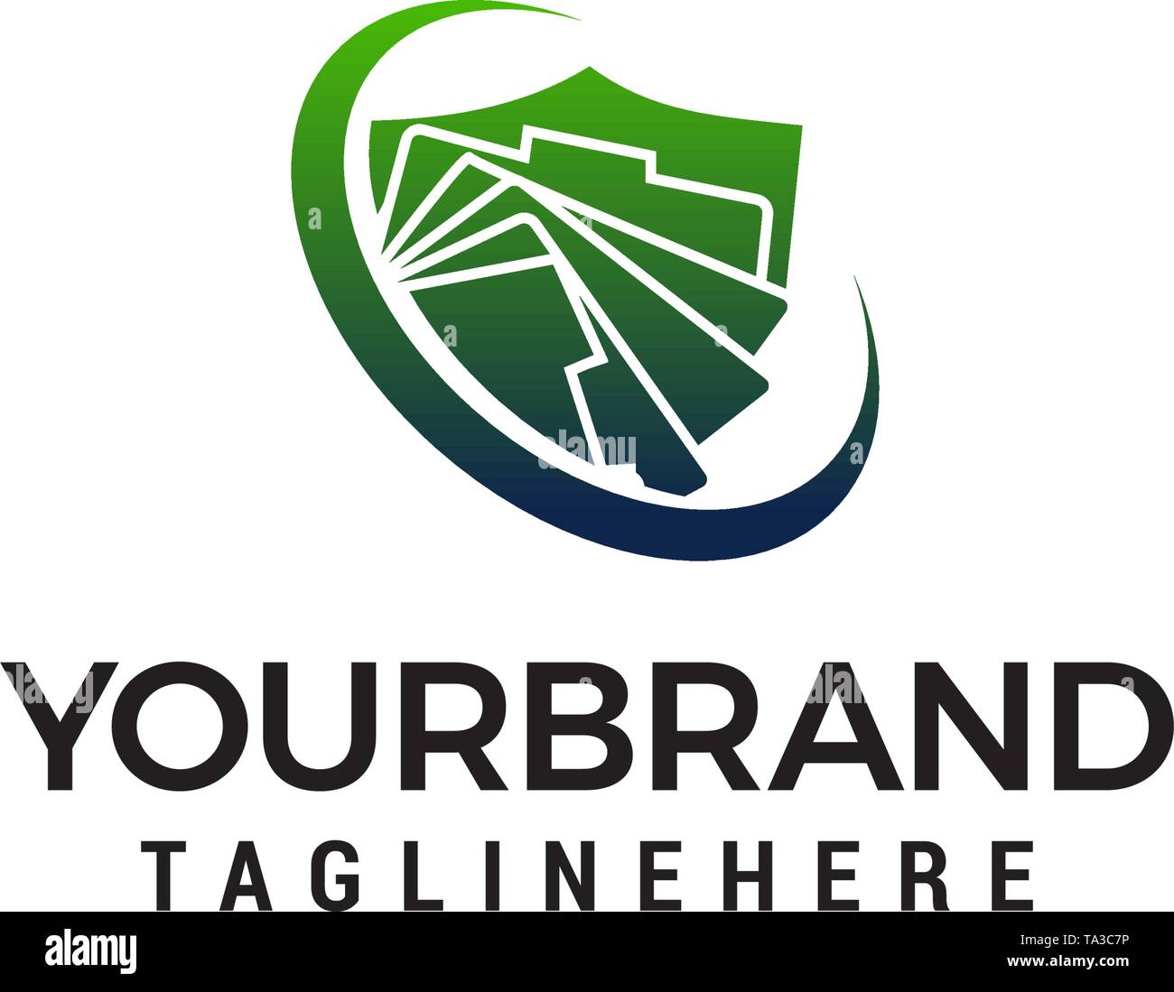 Document logo design concept template vector Stock Vector Image & Art ...