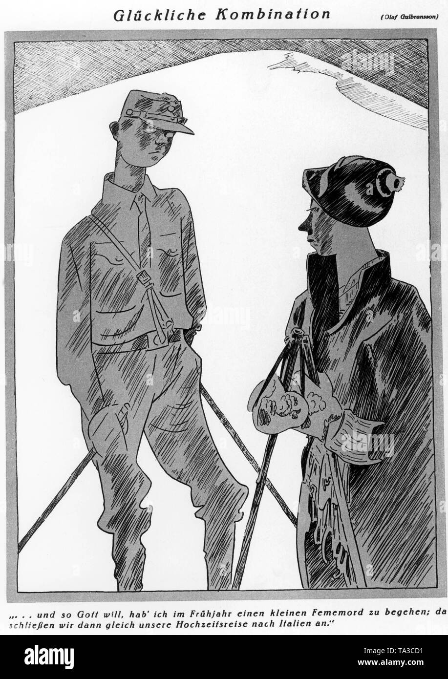 Simplicissimus caricature hi-res stock photography and images - Alamy