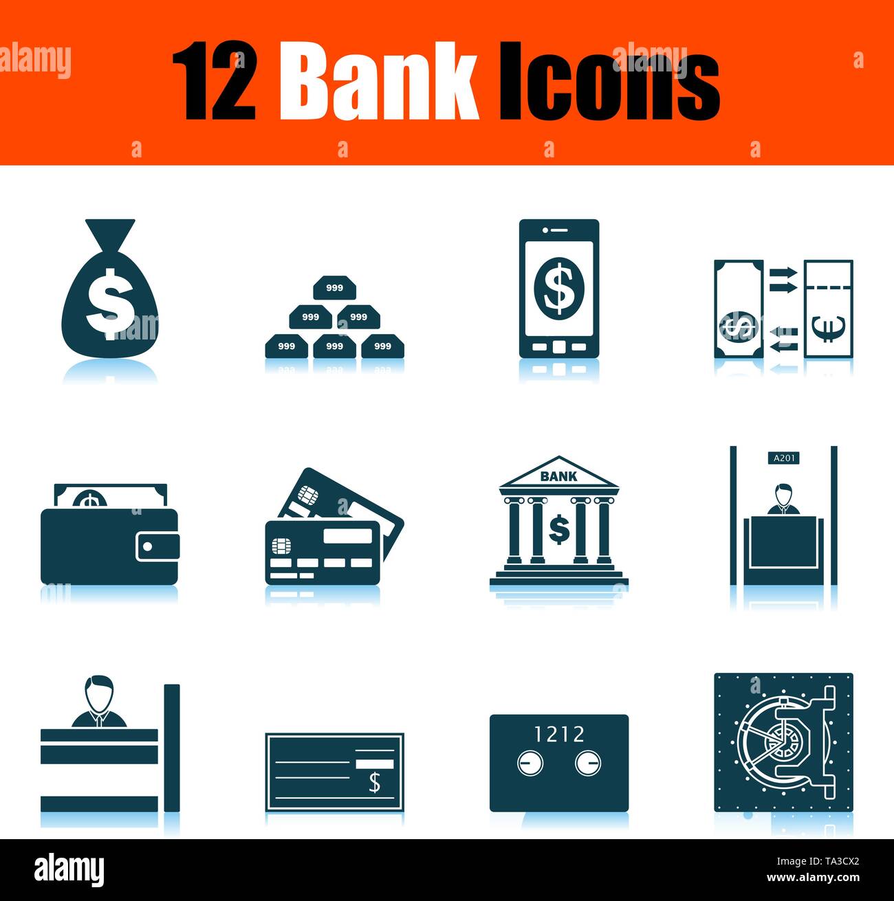 Smart bank building Stock Vector Images - Alamy