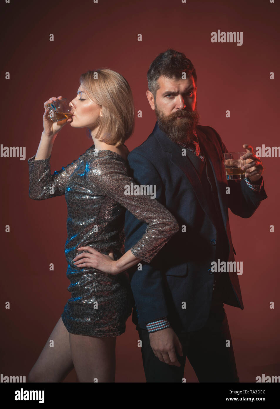 Couple Cocktail Party High Resolution Stock Photography and Images - Alamy