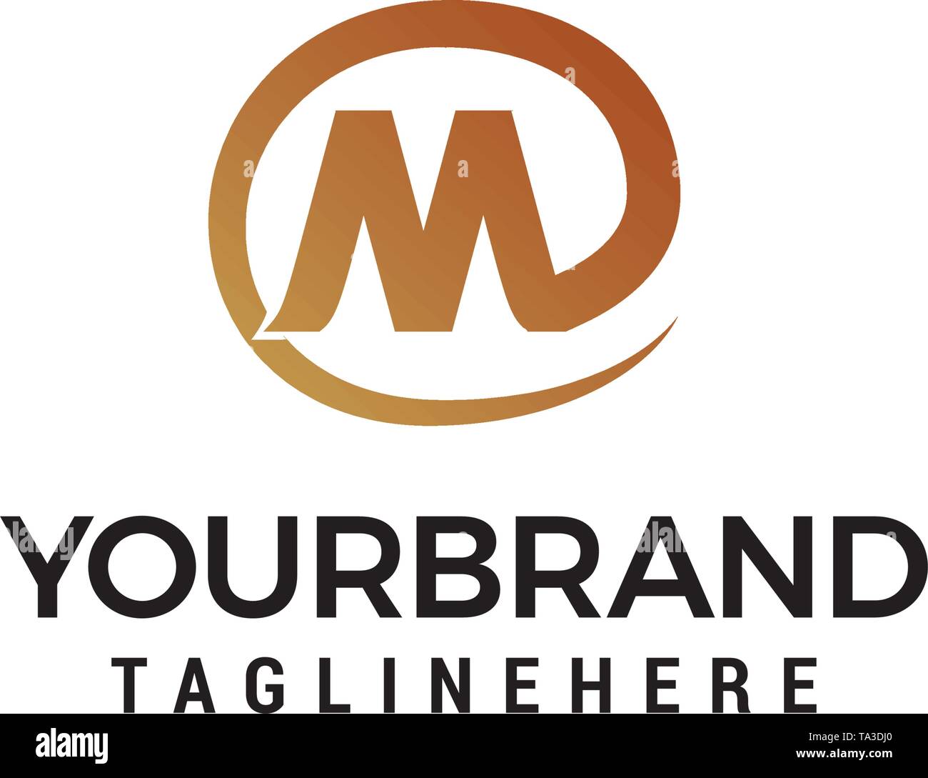 letter M logo design concept template vector Stock Vector Image & Art ...