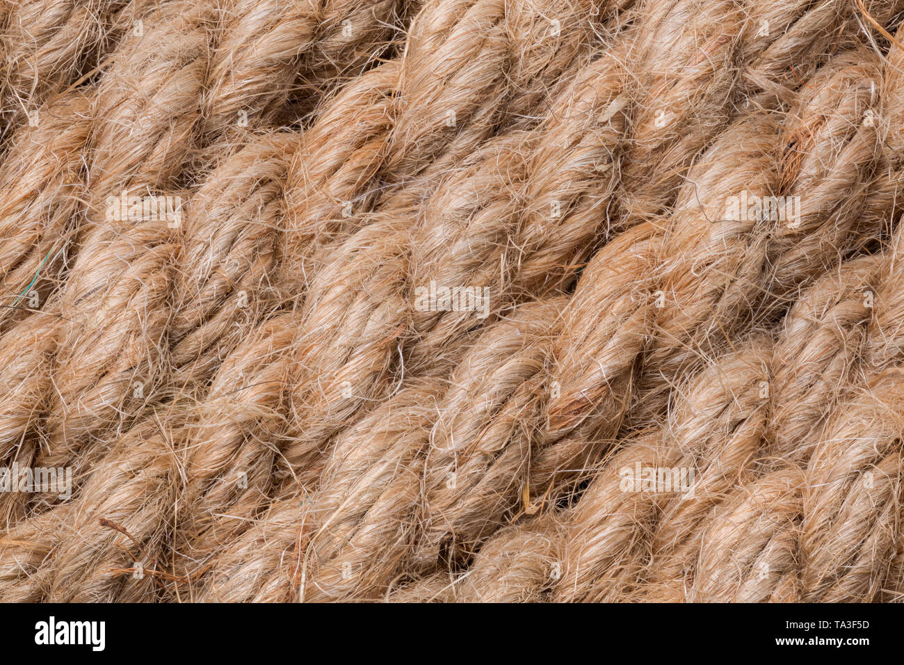 old beige rope macro background with diagonal lines Stock Photo - Alamy