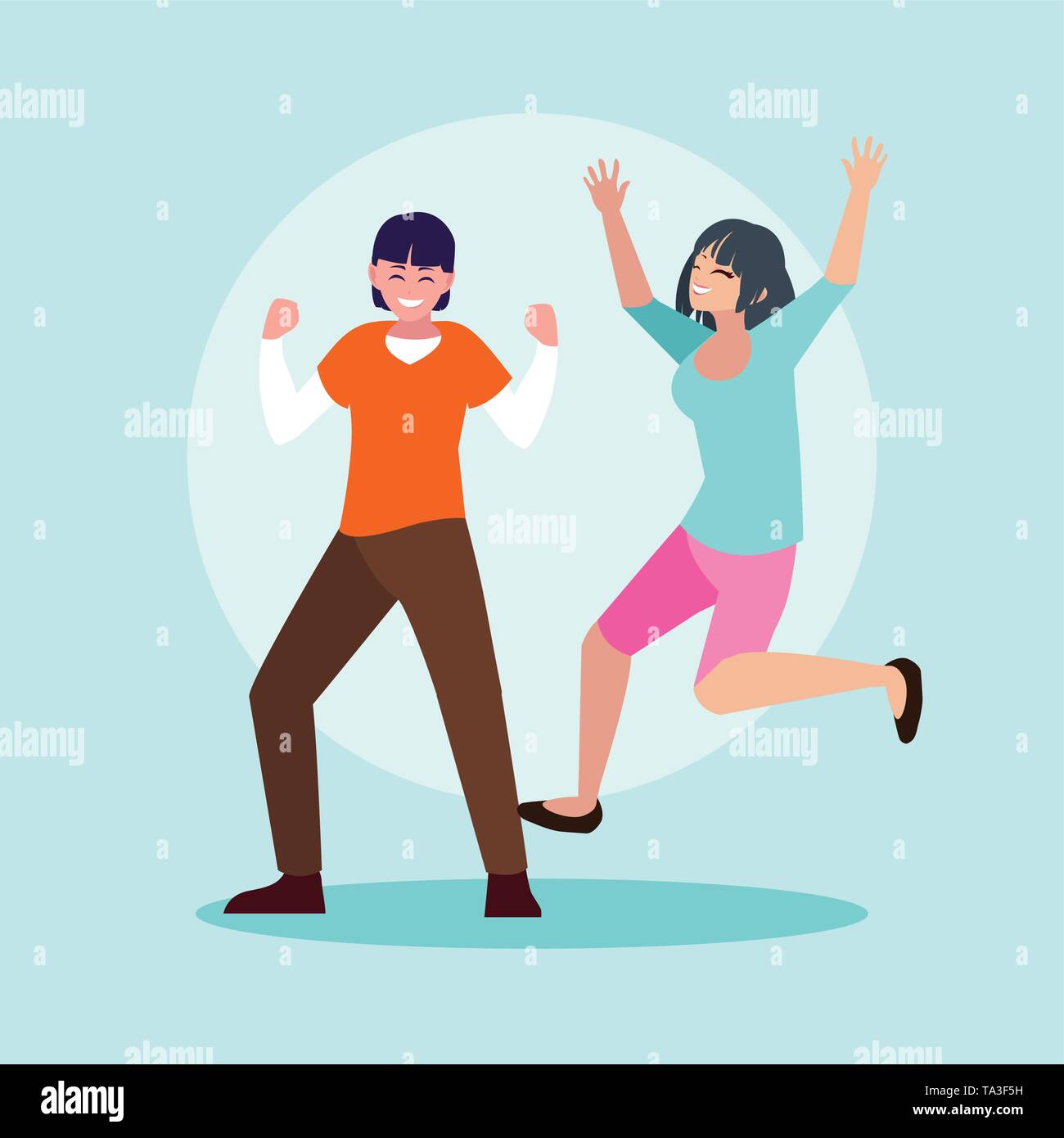 Man celebrating icon image Stock Vector Images - Alamy