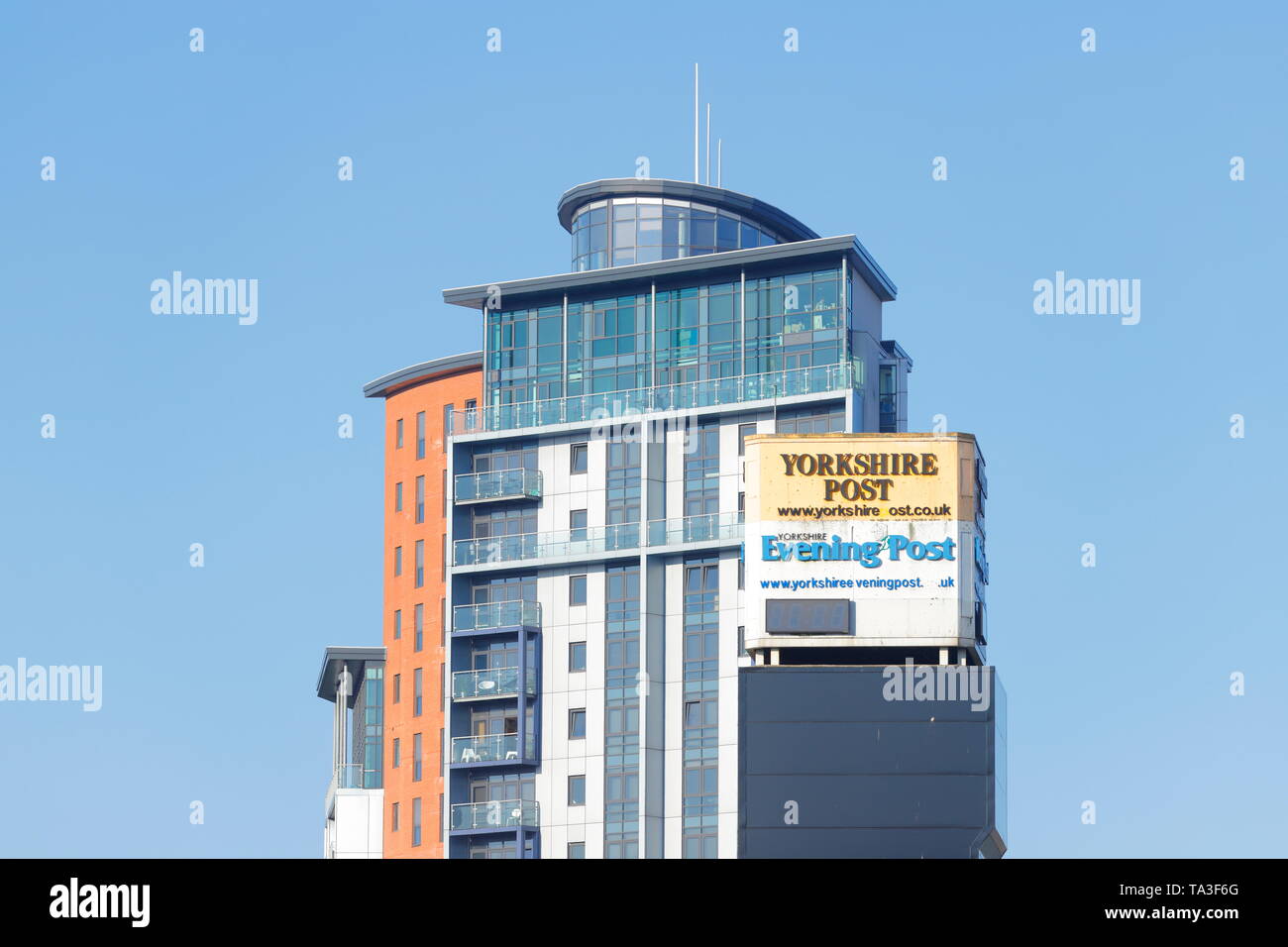 Yorkshire post clock tower leeds hi-res stock photography and images ...