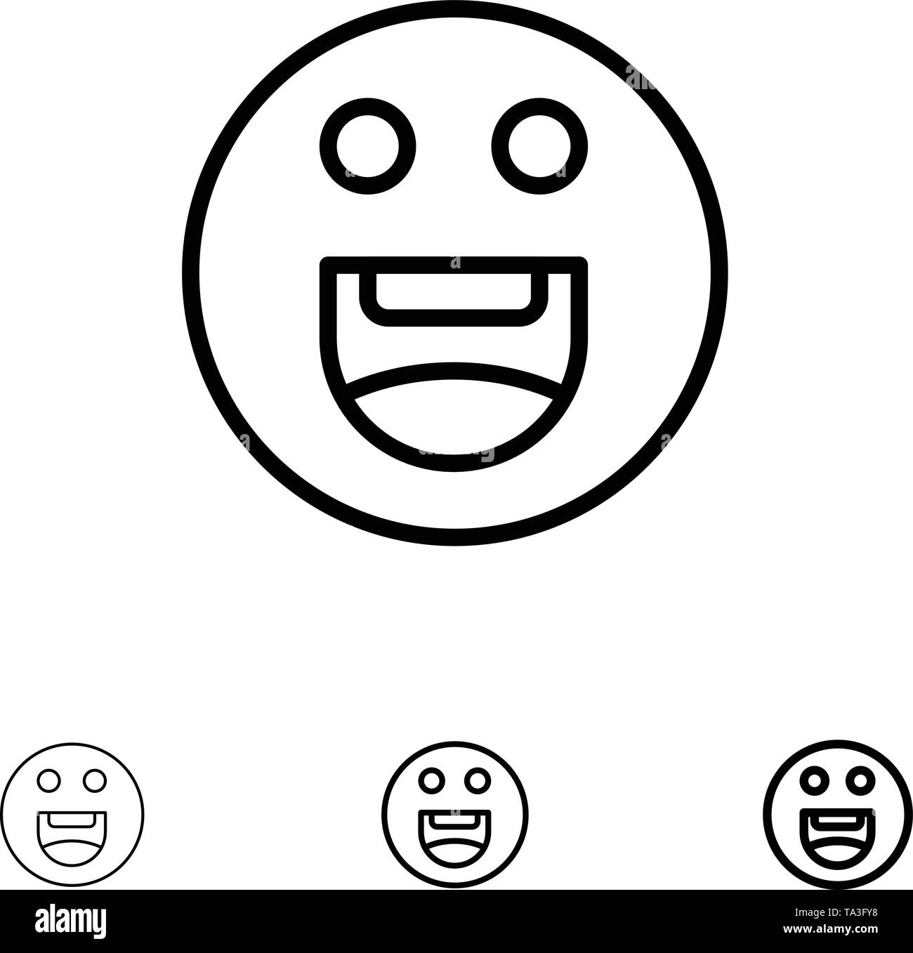 Feliz emoji Black and White Stock Photos & Images - Alamy