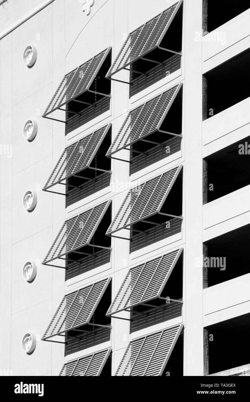 High contrast window architecture Black and White Stock Photos & Images ...
