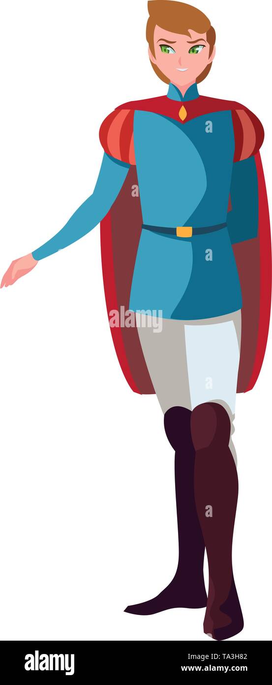 prince charming of tales character vector illustration design Stock ...