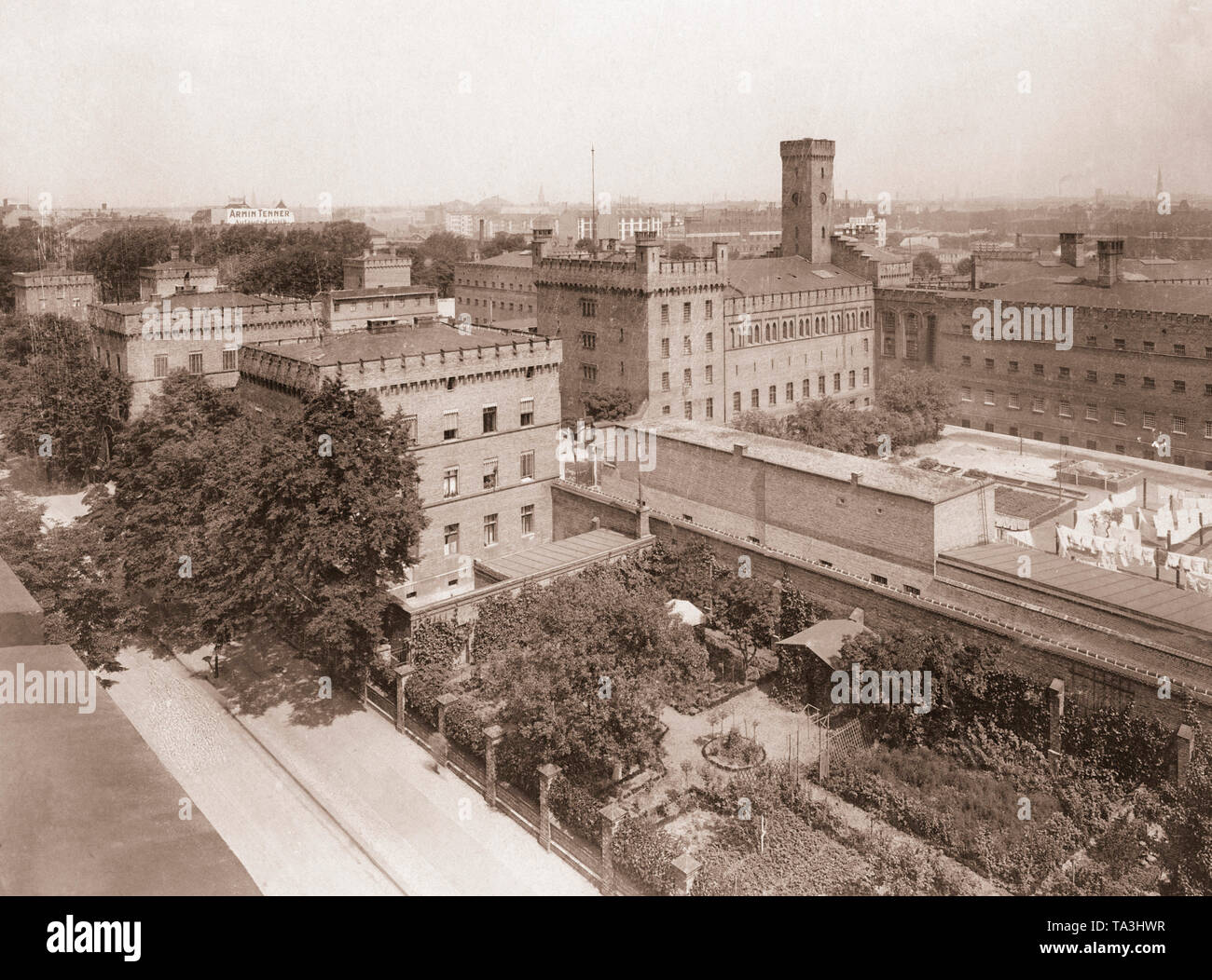 The penal institution Berlin-Moabit in Berlin's Mitte district. It was ...