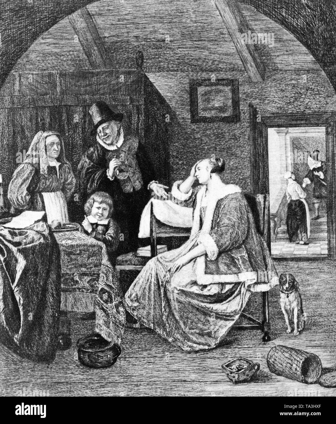 17th century golden age Black and White Stock Photos & Images - Alamy