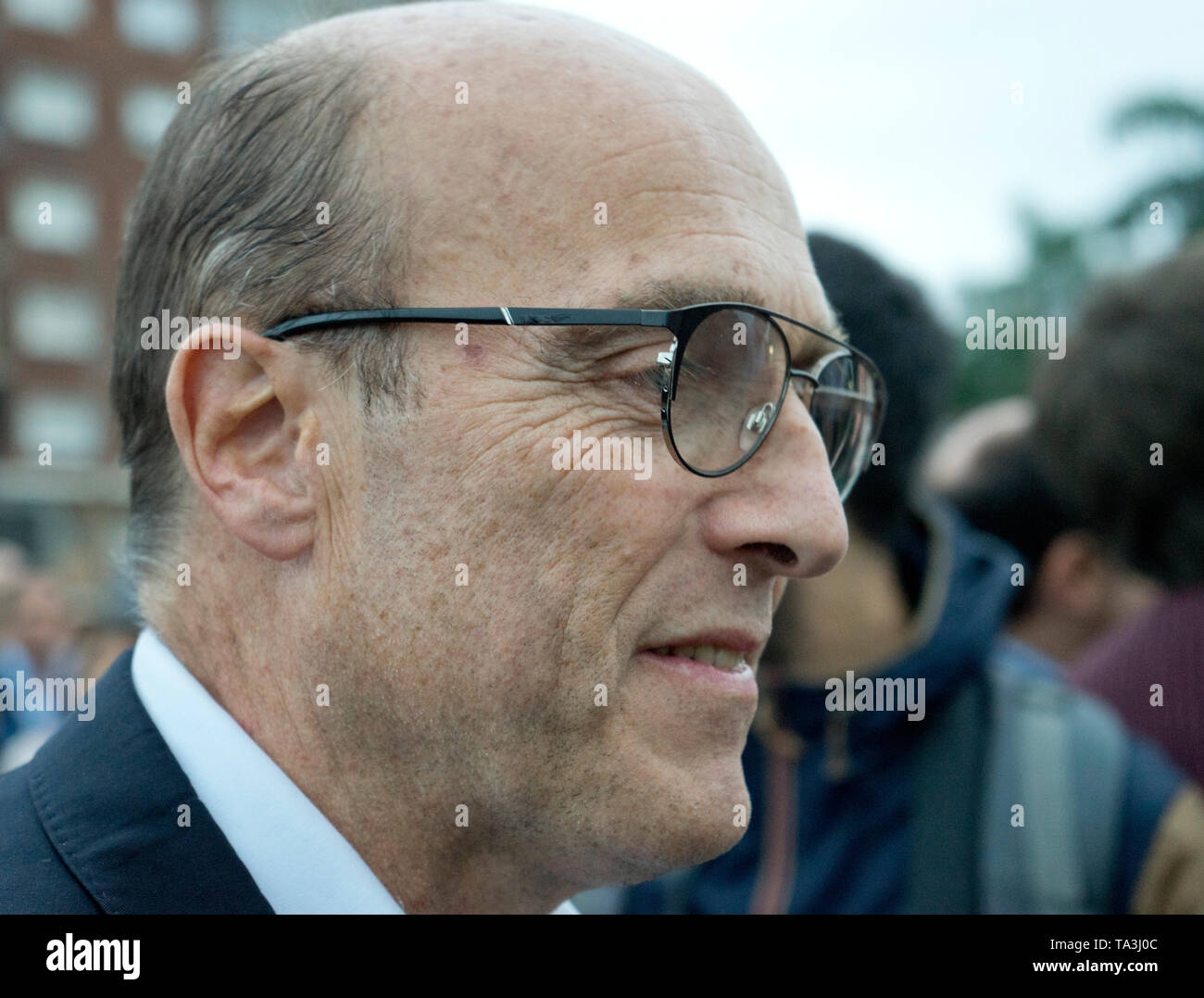 Mayor of Montevideo and presidential candidate Daniel Martinez at the ...
