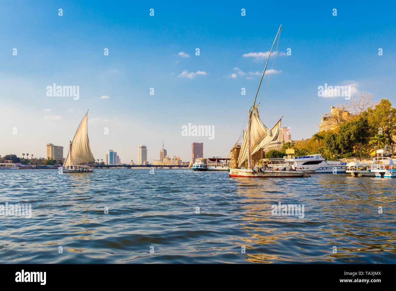 Seafront of nile river cairo hi-res stock photography and images - Alamy