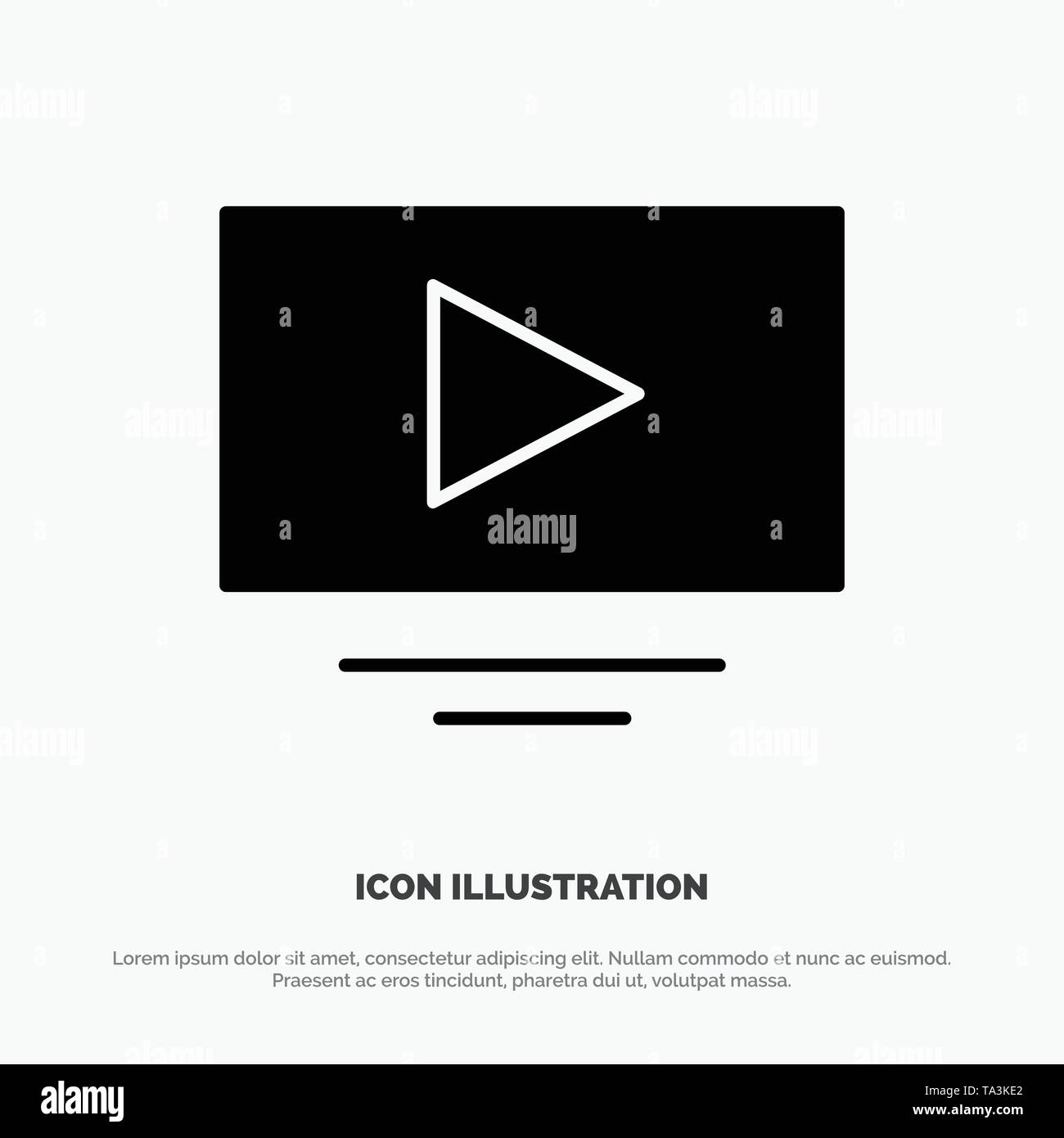 Youtube screen phone app Stock Vector Images - Alamy