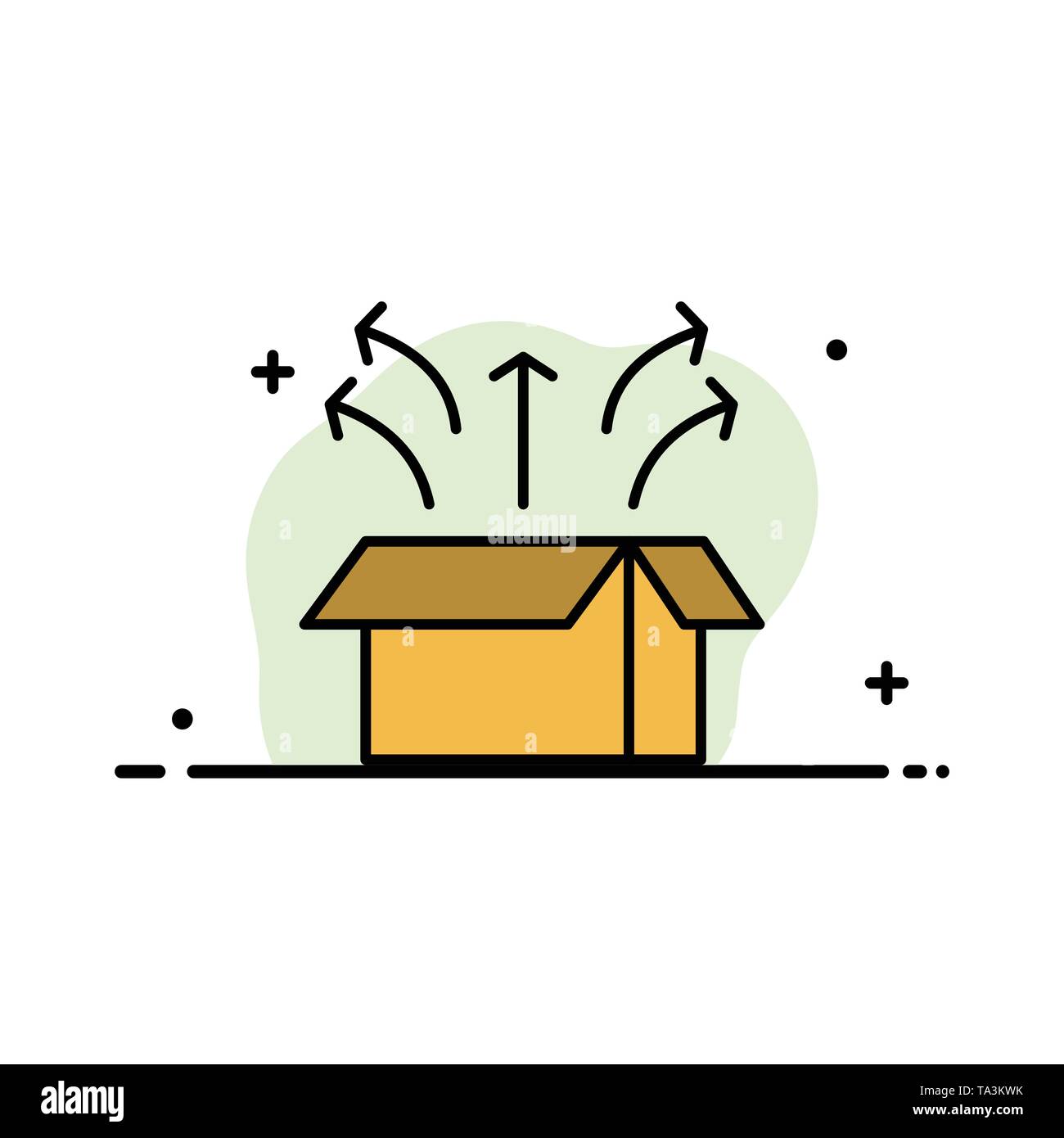 Outside the box vector icons hi-res stock photography and images - Alamy
