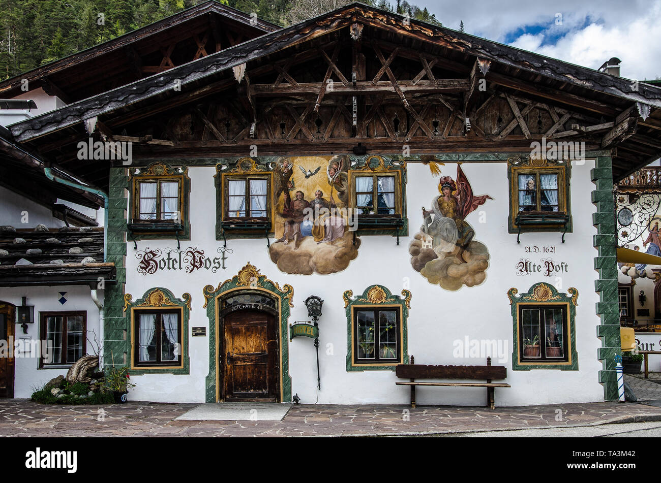 Stilvolle Hotel Zur Post Garmisch Bild