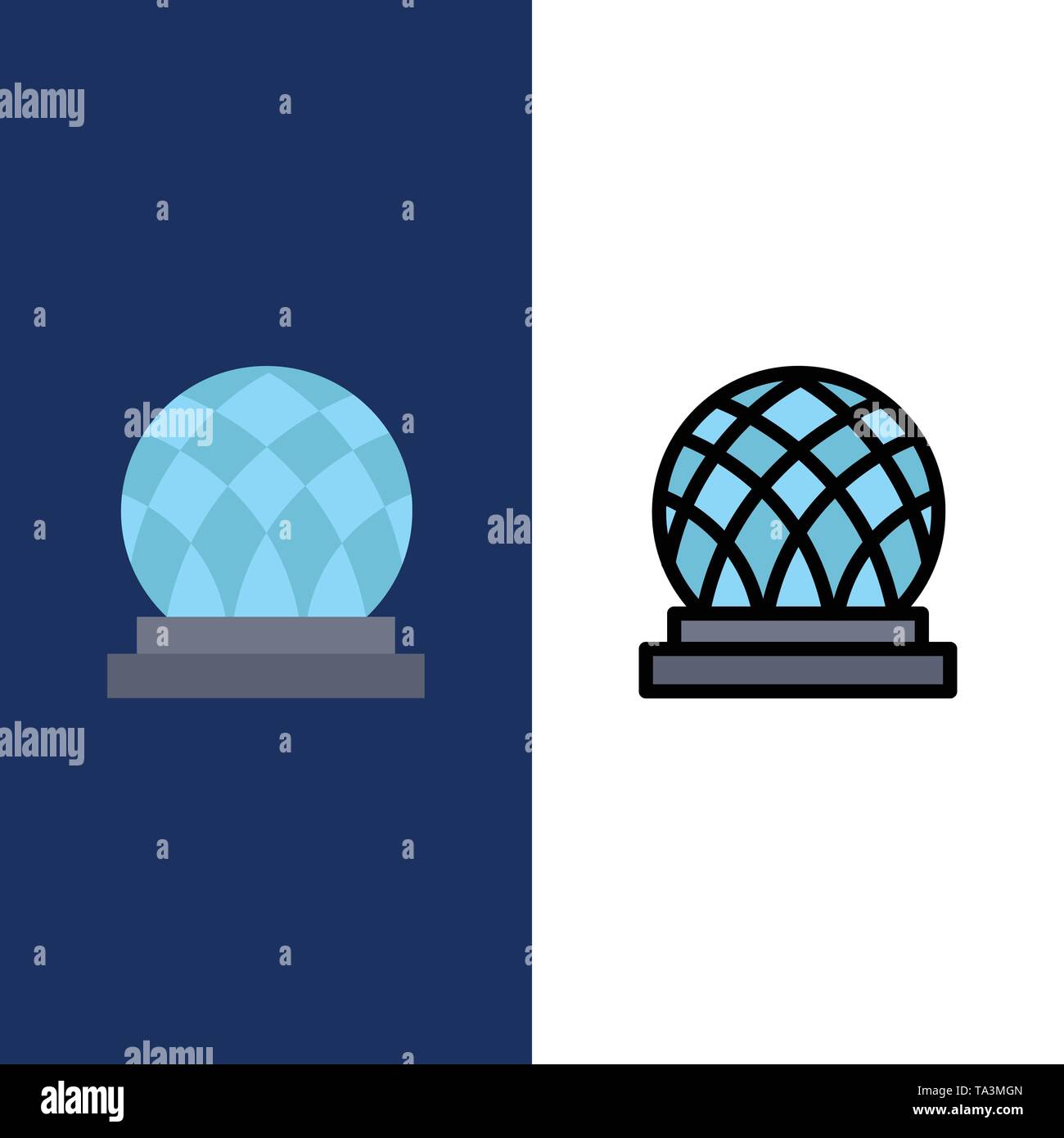 Geodesic dome vector vectors hi-res stock photography and images - Alamy