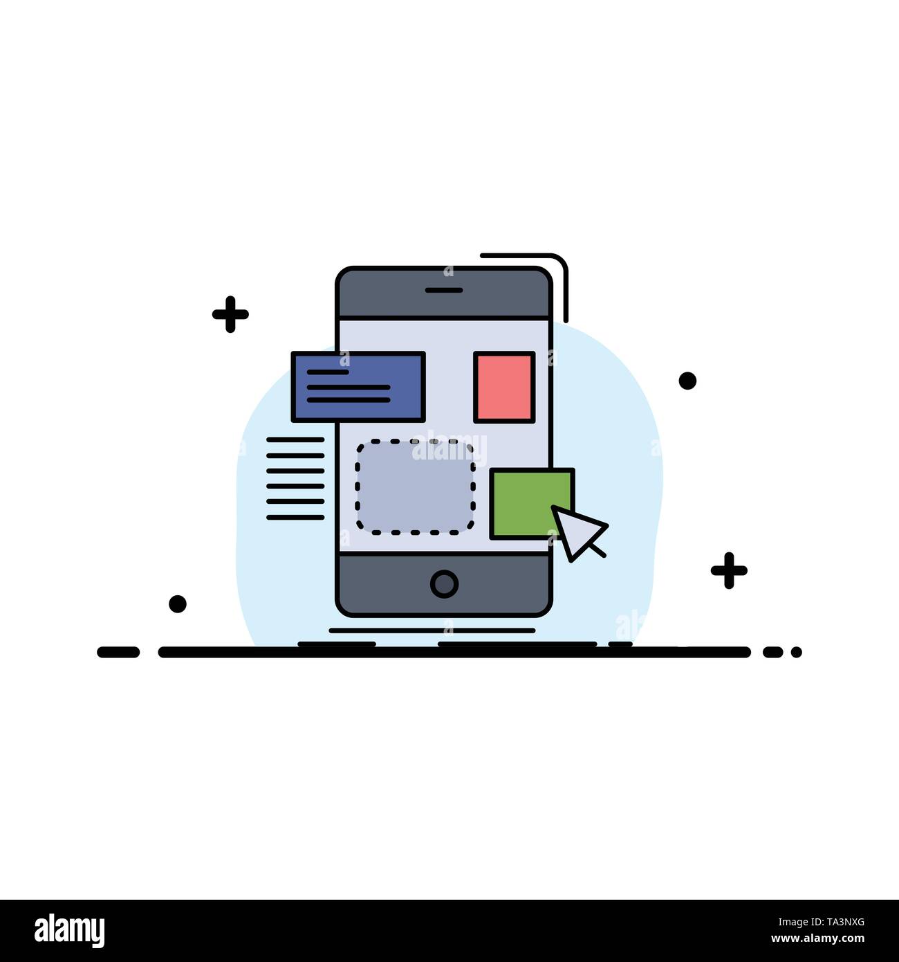 Drag icon vector vectors hi-res stock photography and images - Alamy