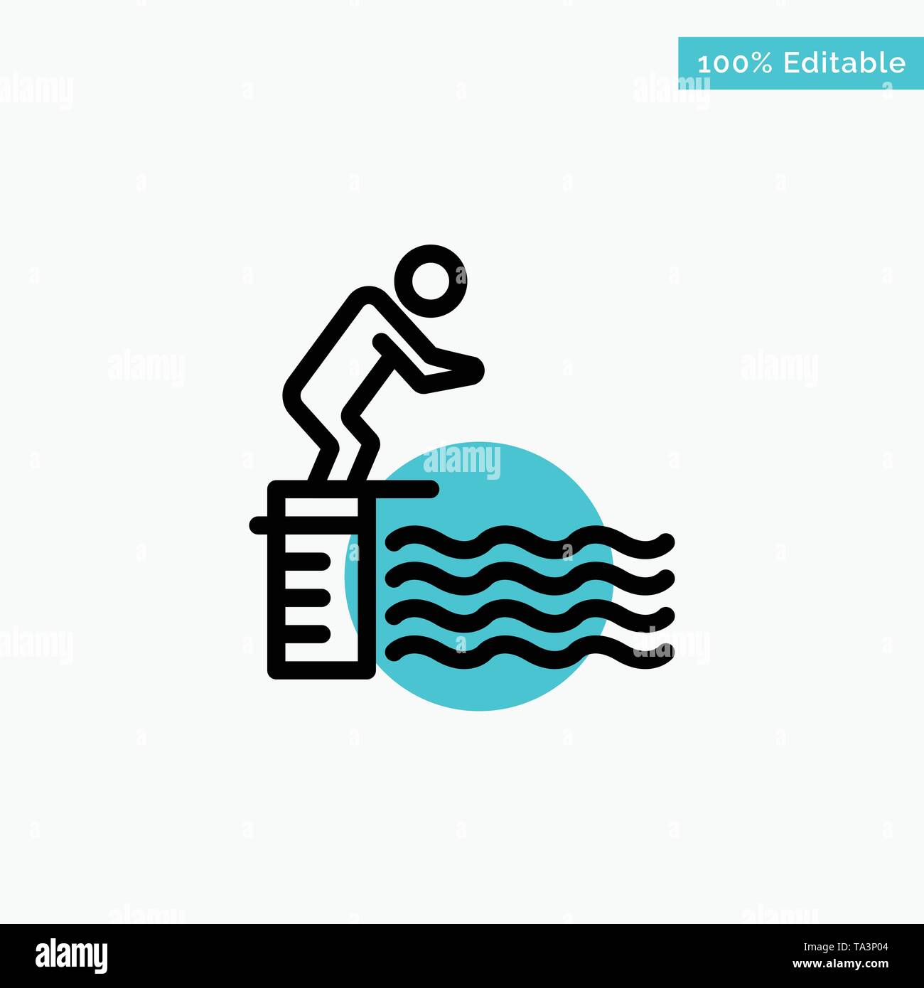 Olympic diving graphic Stock Vector Images - Alamy