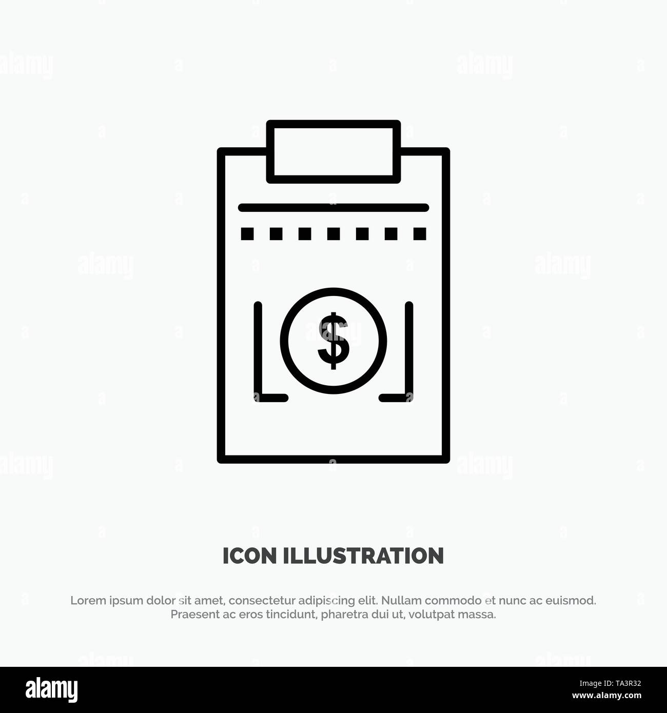 Cash expense Stock Vector Images - Alamy