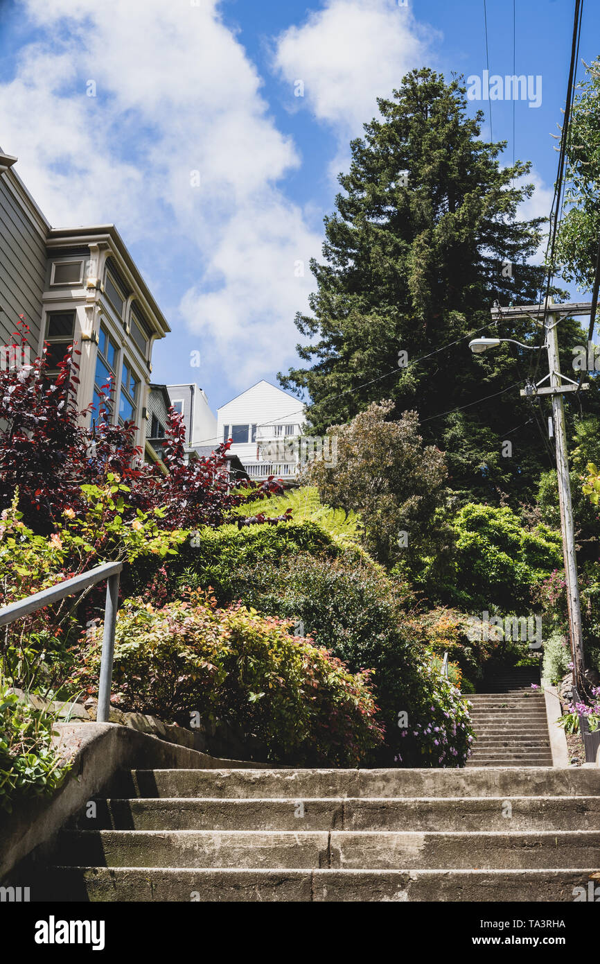 Hilly san francisco streets hi-res stock photography and images - Alamy