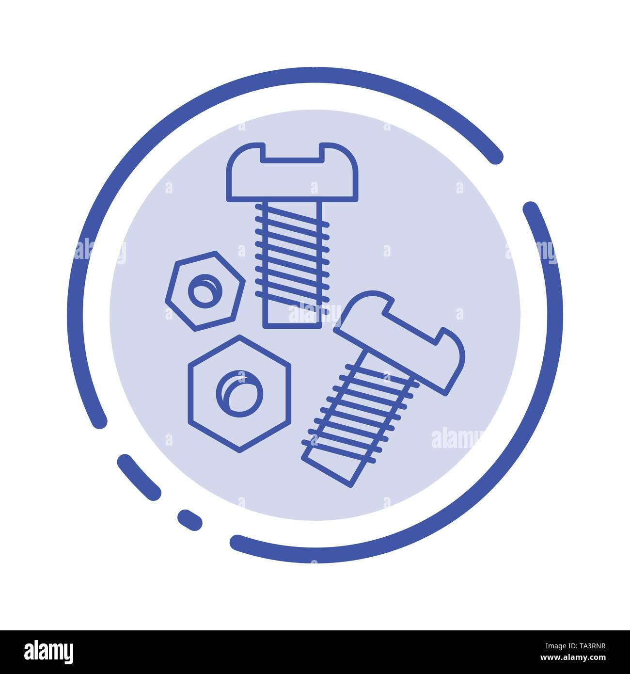 Nut and screw Stock Vector Images - Alamy