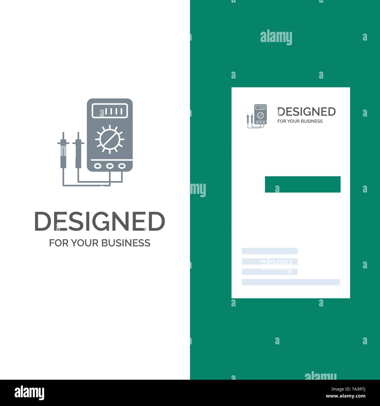 Electricity meter card Stock Vector Images - Alamy