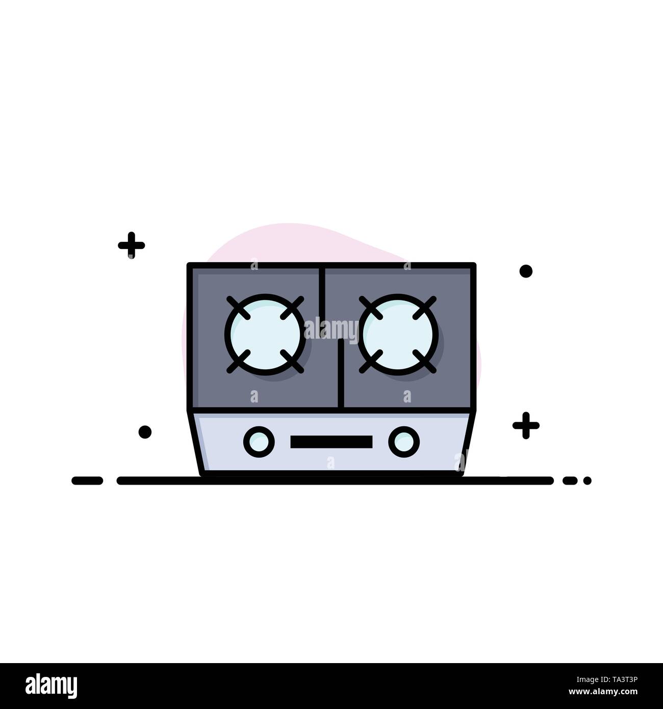 Modern gas hob Stock Vector Images - Alamy