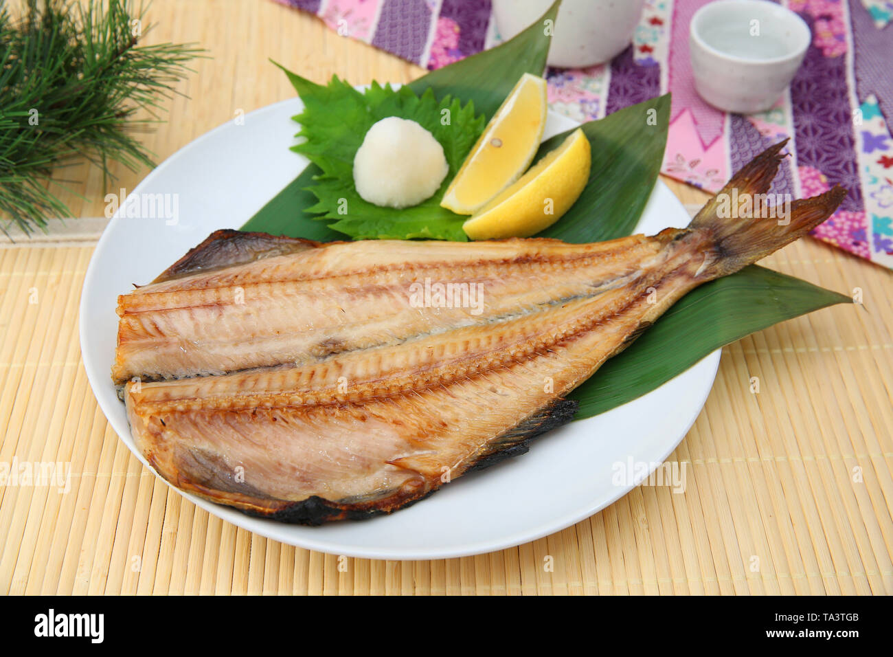 Okhotsk atka mackerel Stock Photo - Alamy