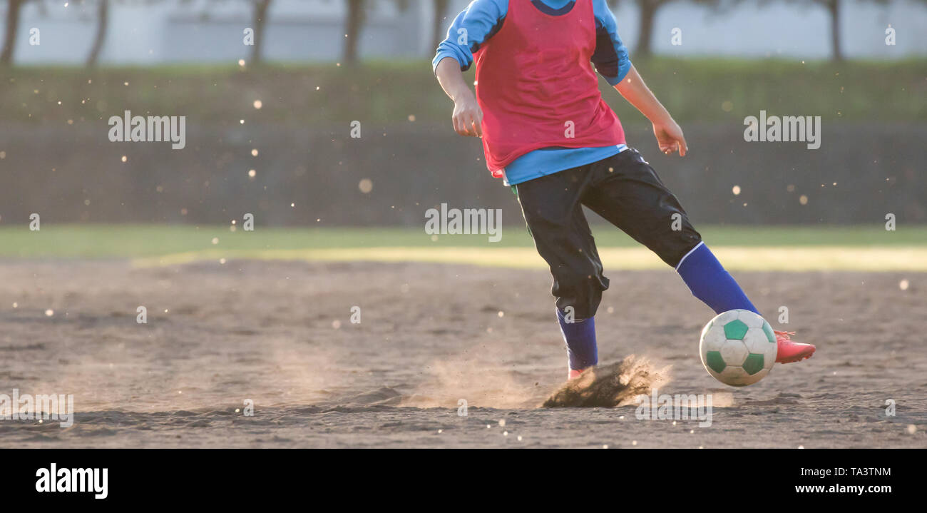 Practice at Soccer Club Stock Photo - Alamy