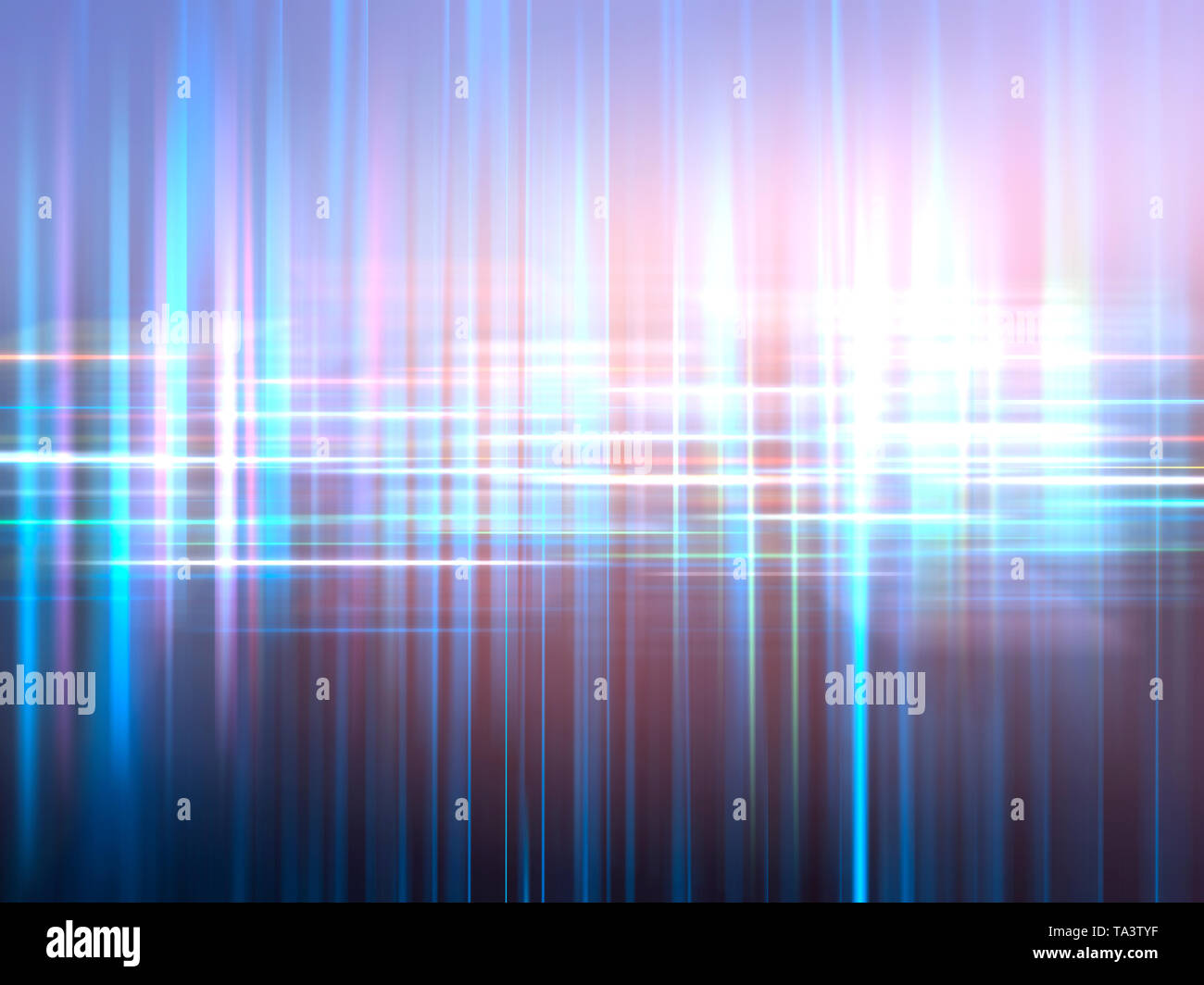 Different dimension space giving out light beam Stock Photo - Alamy