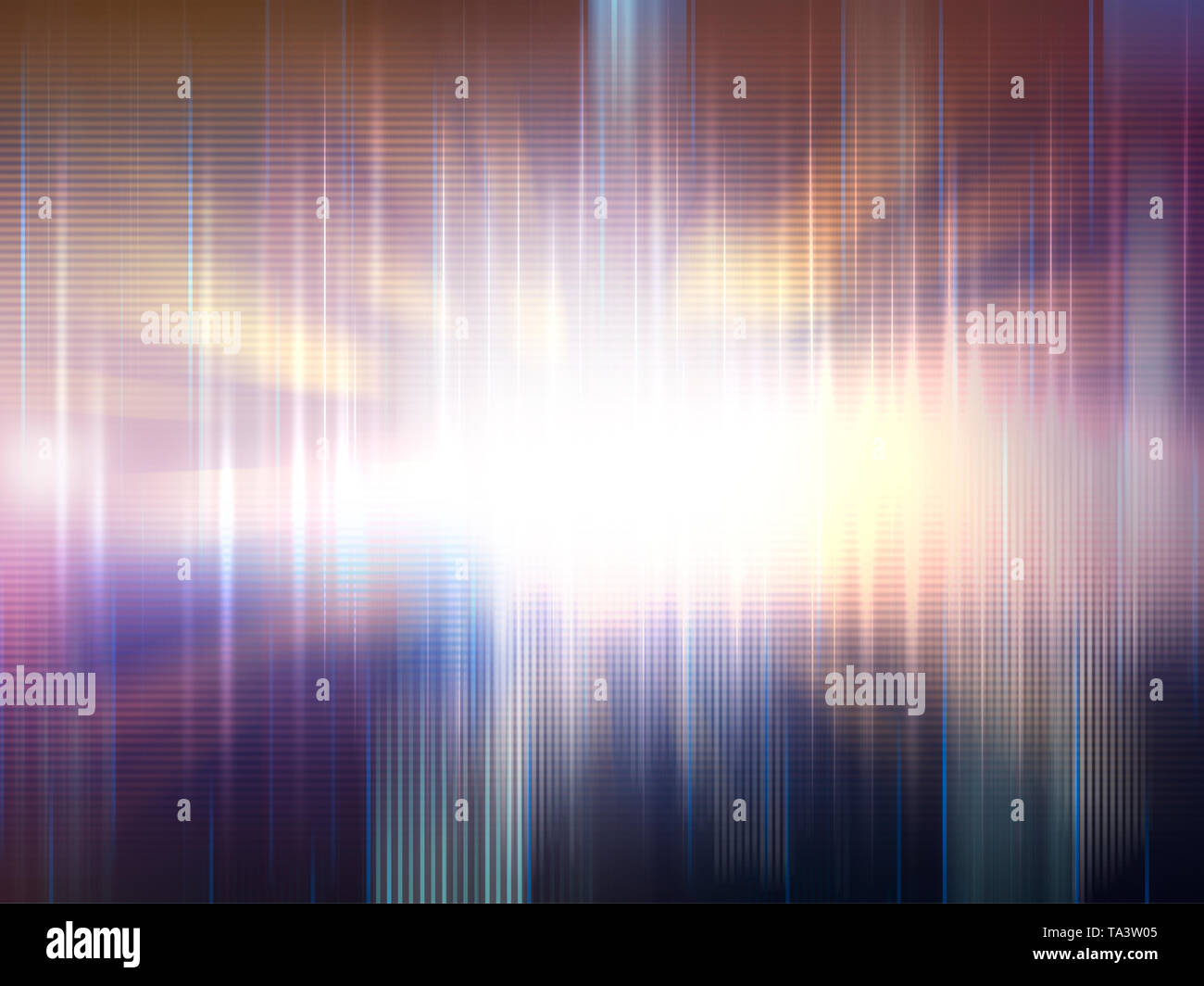 Different dimension space giving out light beam Stock Photo - Alamy