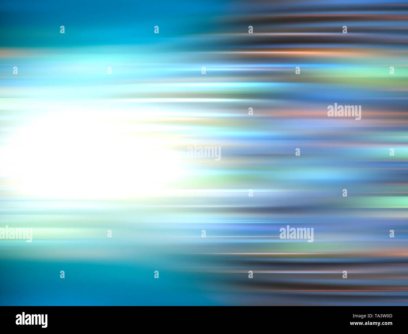 Different dimension space giving out light beam Stock Photo - Alamy