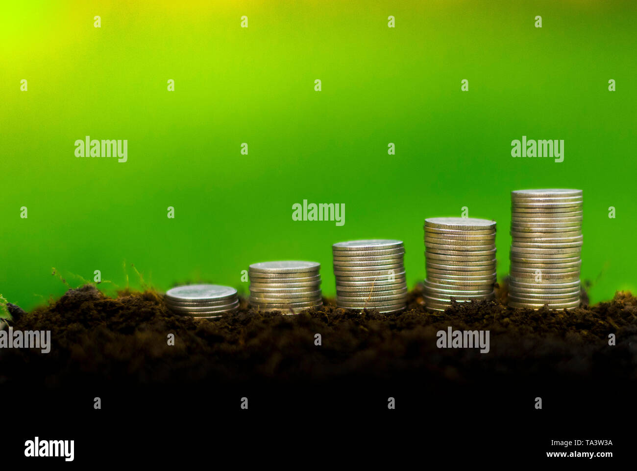 The money or the growth of the seed money as the growth of seedlings ...