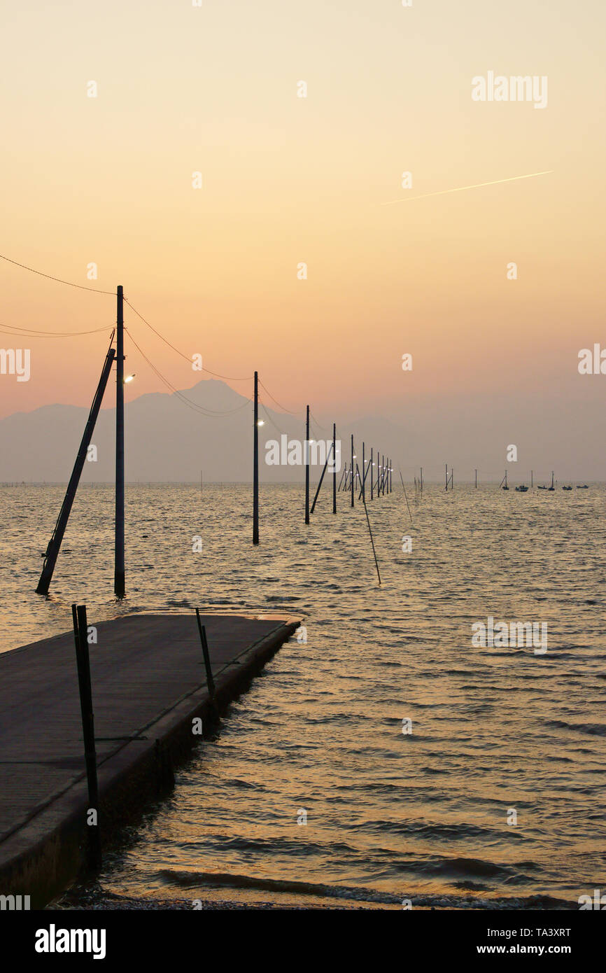Nagabeta fishery tidal road hi-res stock photography and images - Alamy