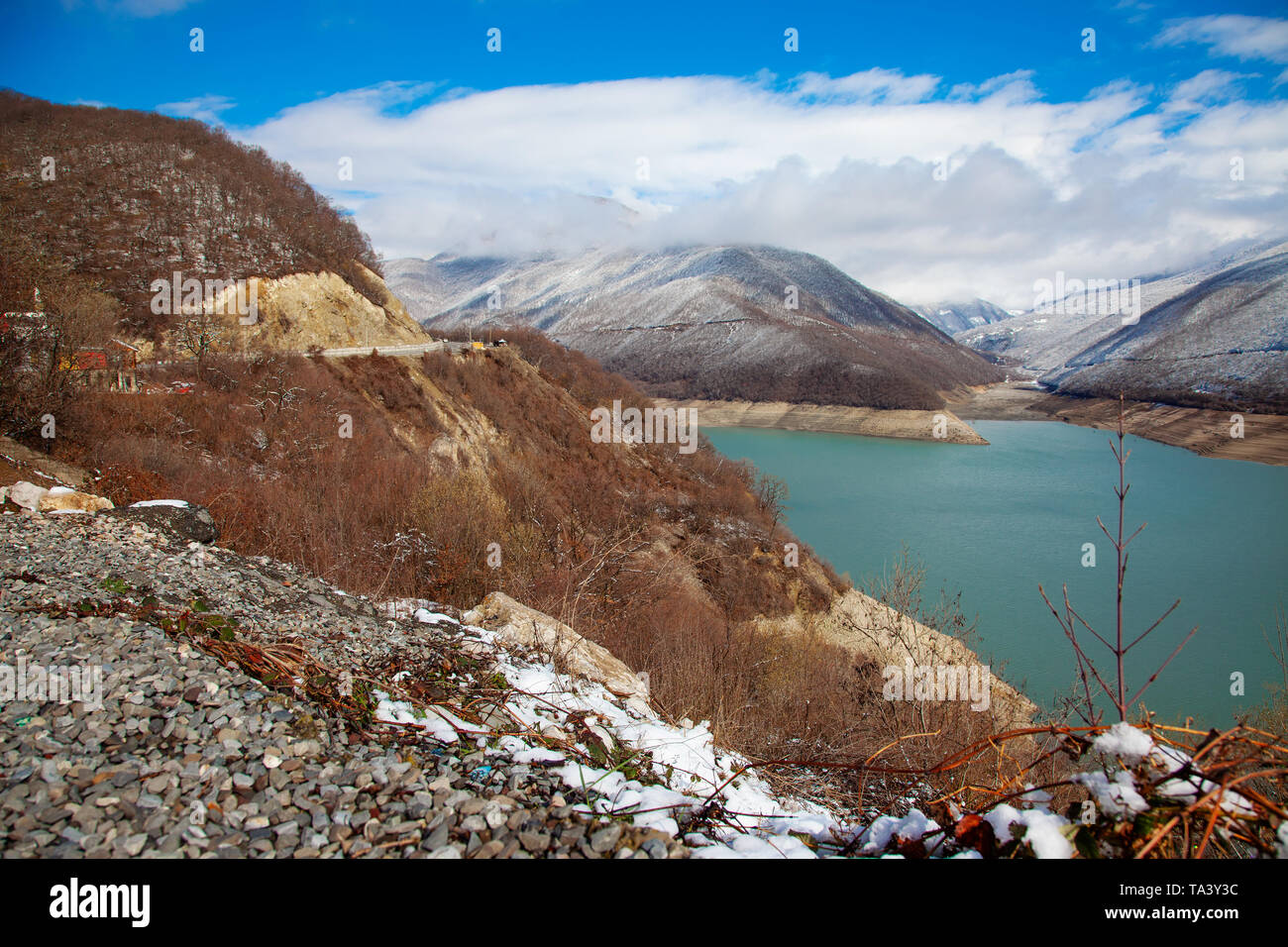Georgian mountains hi-res stock photography and images - Alamy